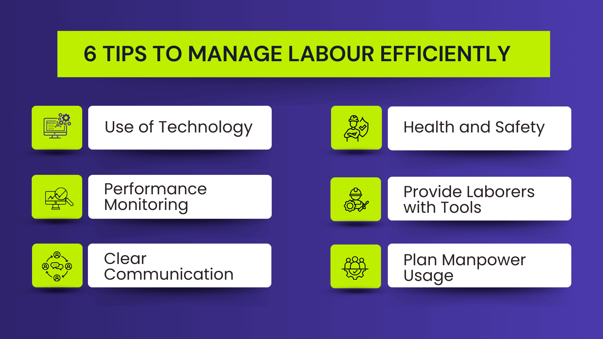 6 Tips to Manage Labour Efficiently | Labour Management Software