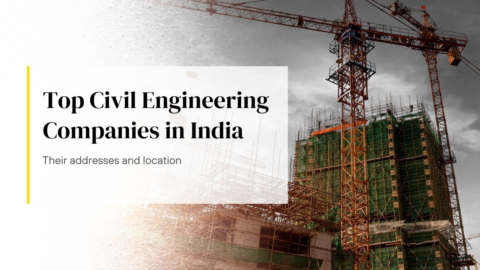 Top Civil Engineering Companies in India