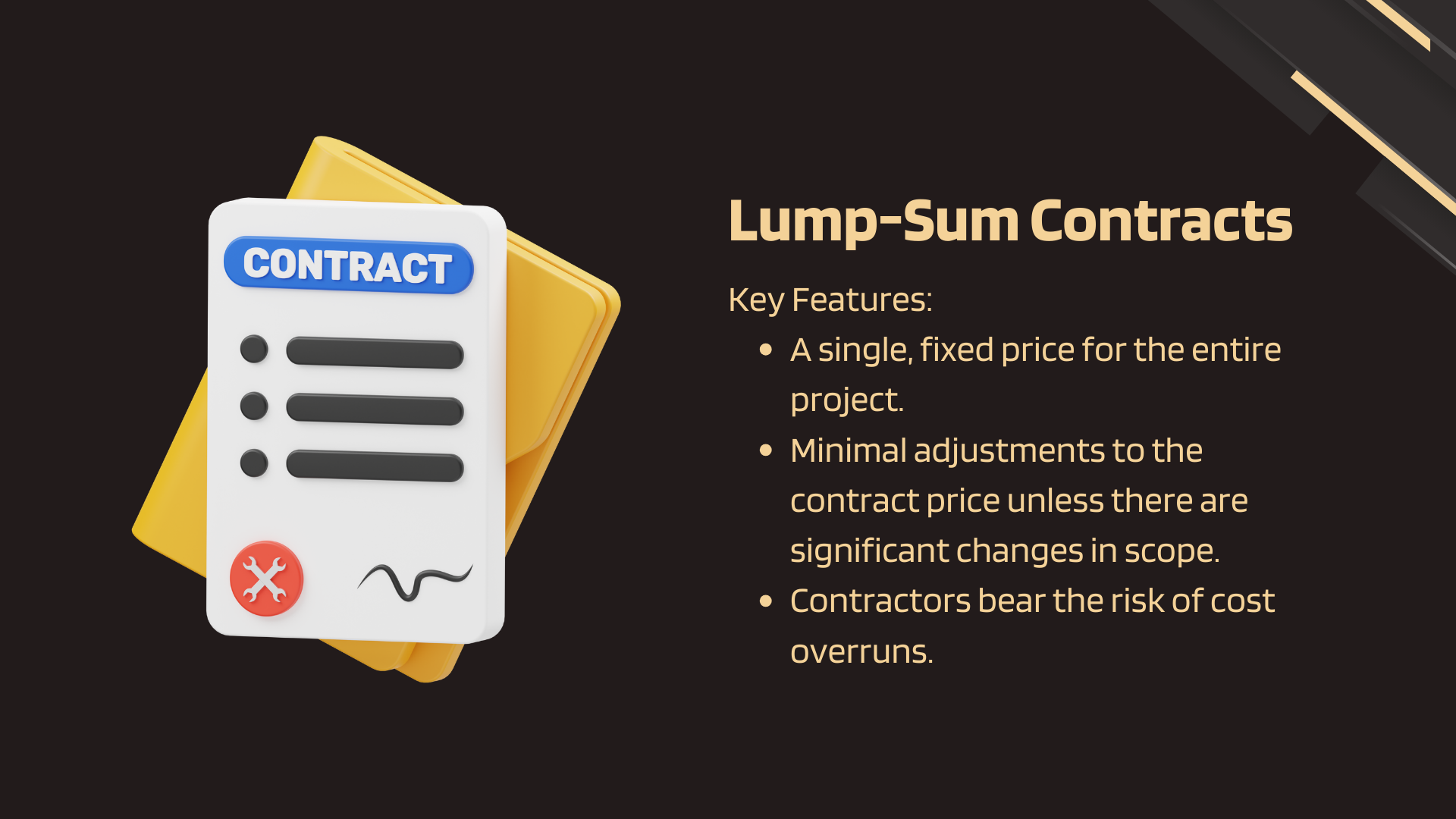 Types of Construction Contracts in India