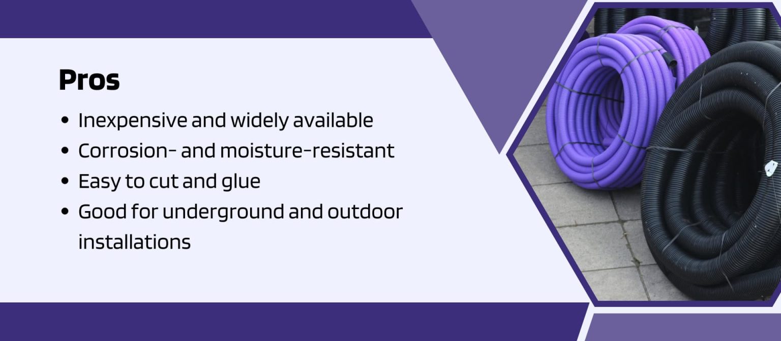 Electrical Wiring Pipe Types: PVC, EMT, Flexible & More