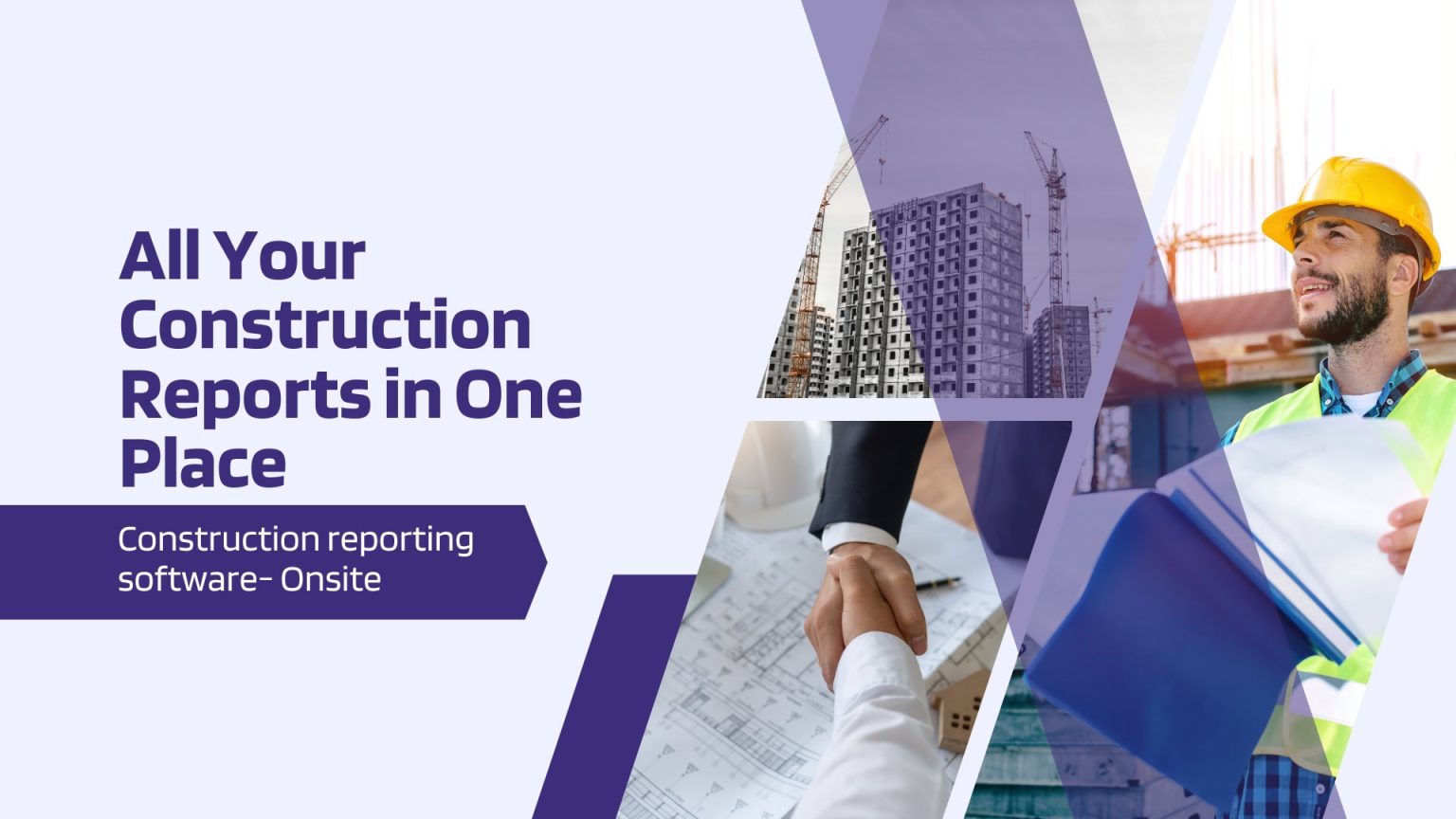 Construction Reporting Software: All Construction Report, 1 Place