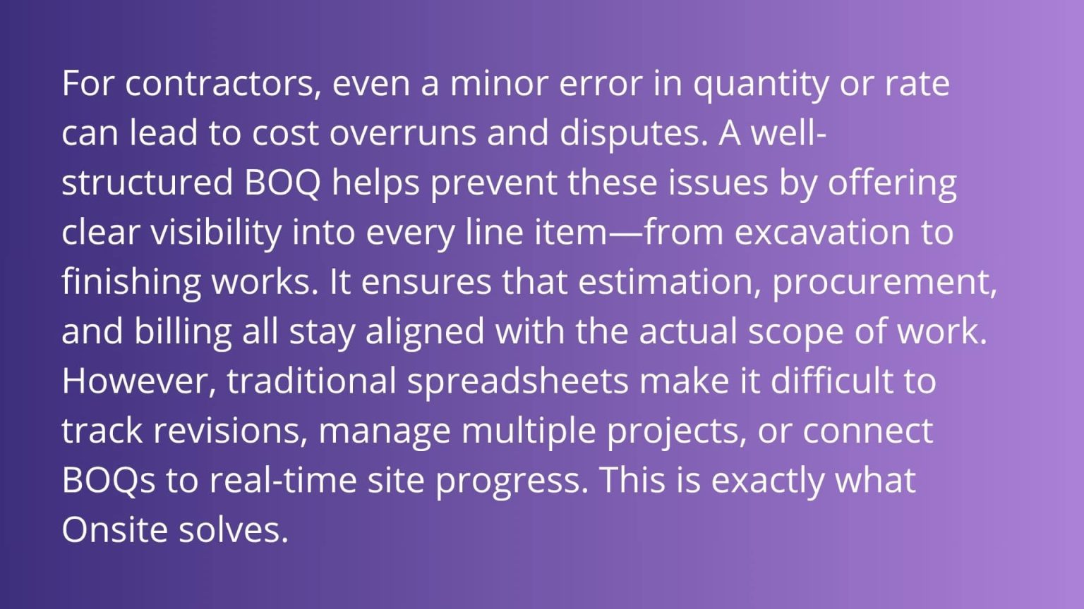What BOQ Software Should Do: A Contractor Checklist