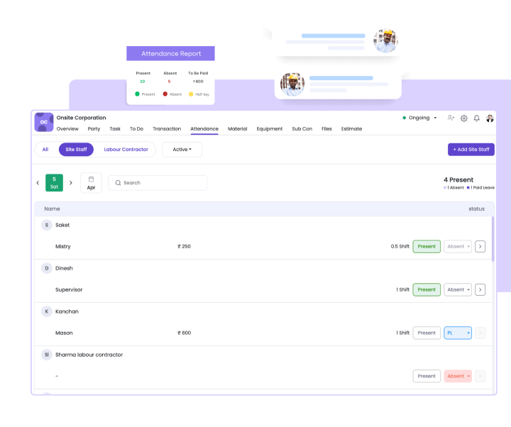 Onsite, Best ERP Software for Construction Management