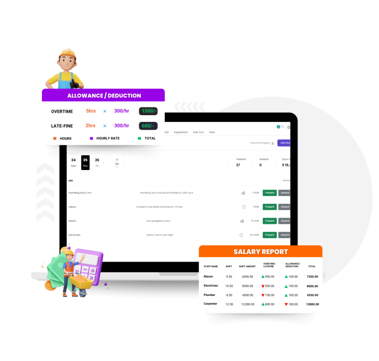 Construction Labour Management System Software | Onsite ERP